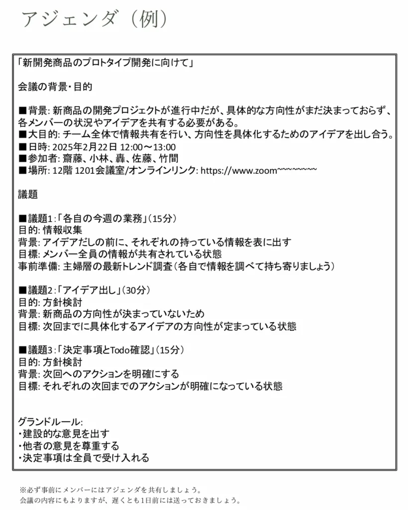「アジェンダ × グランドルール」で会議の質を劇的改善！？少しの工夫で最大の効果を実感！ - aund